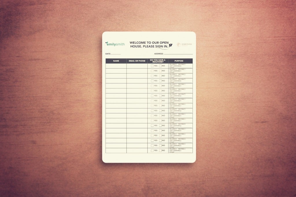 Free Open House Sign-In Form to Capture Leads - The Dojo